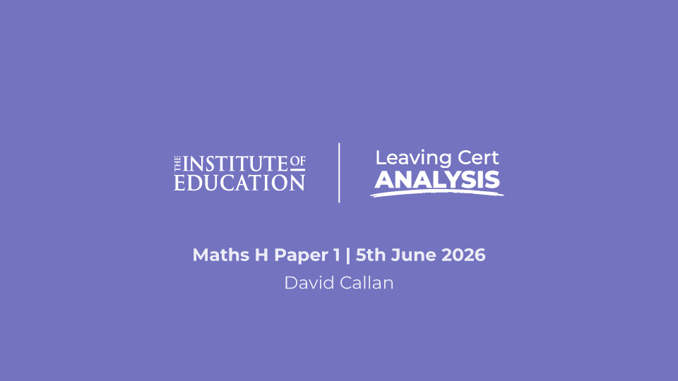 Maths Paper 1 (H): A Challenging Paper Whose Final Phases Might Leave ...